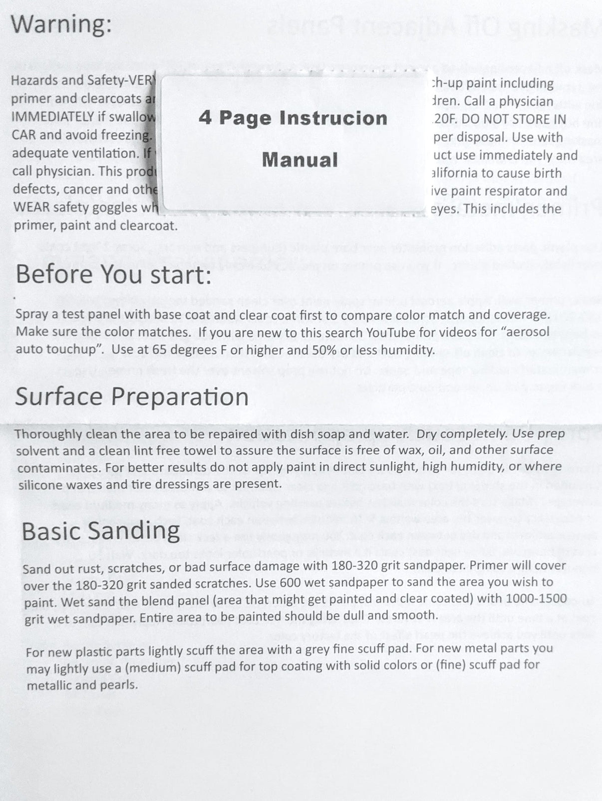 Automotive Paint Primer – Spectral Paints