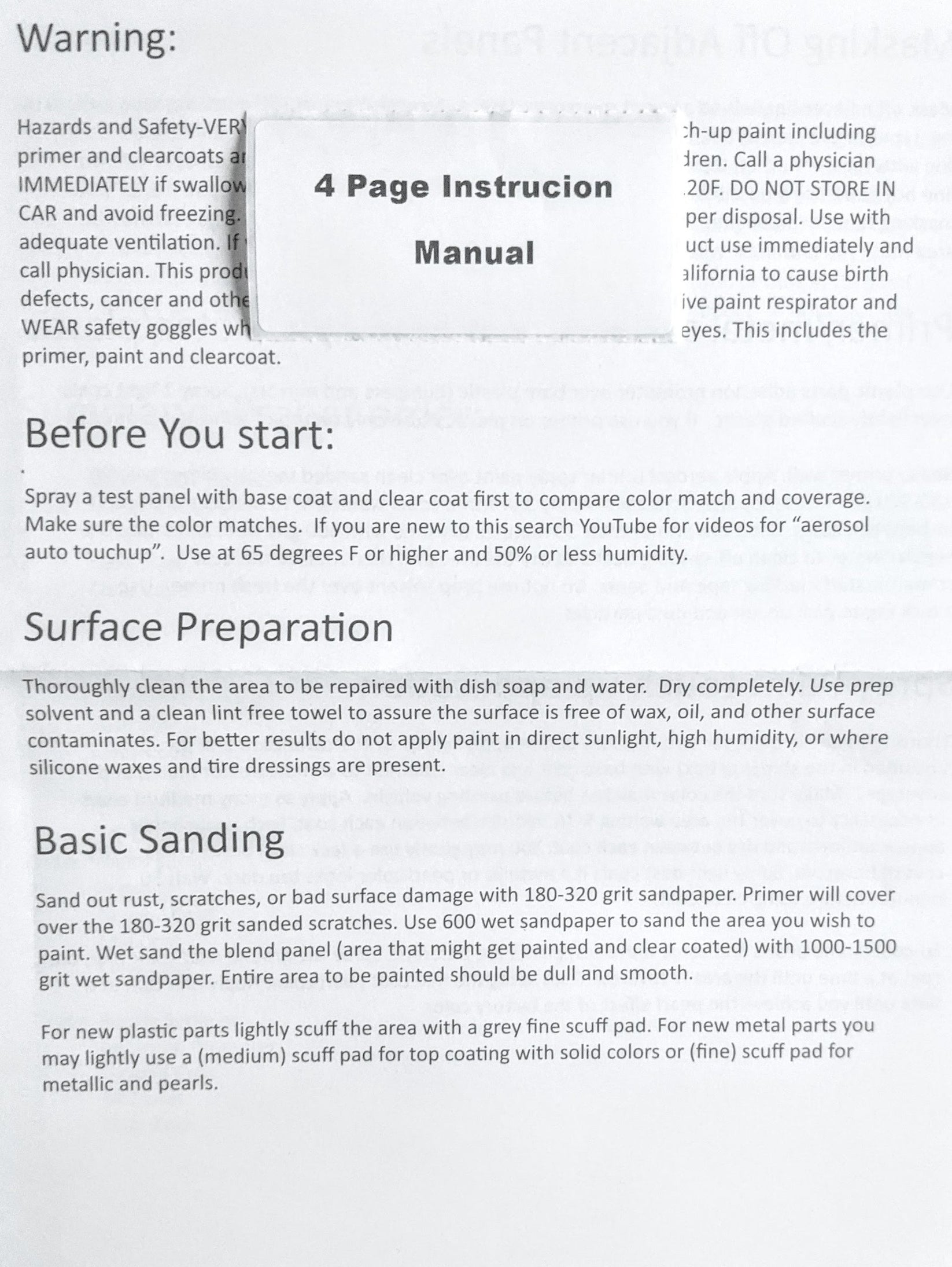 Automotive Paint Primer – Spectral Paints